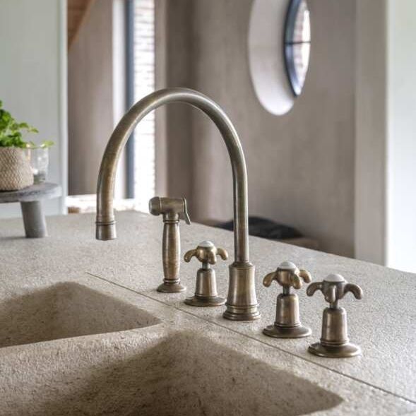 Countertop mixer tap - NGT1042T - Kenny&Mason - chromed metal / kitchen ...