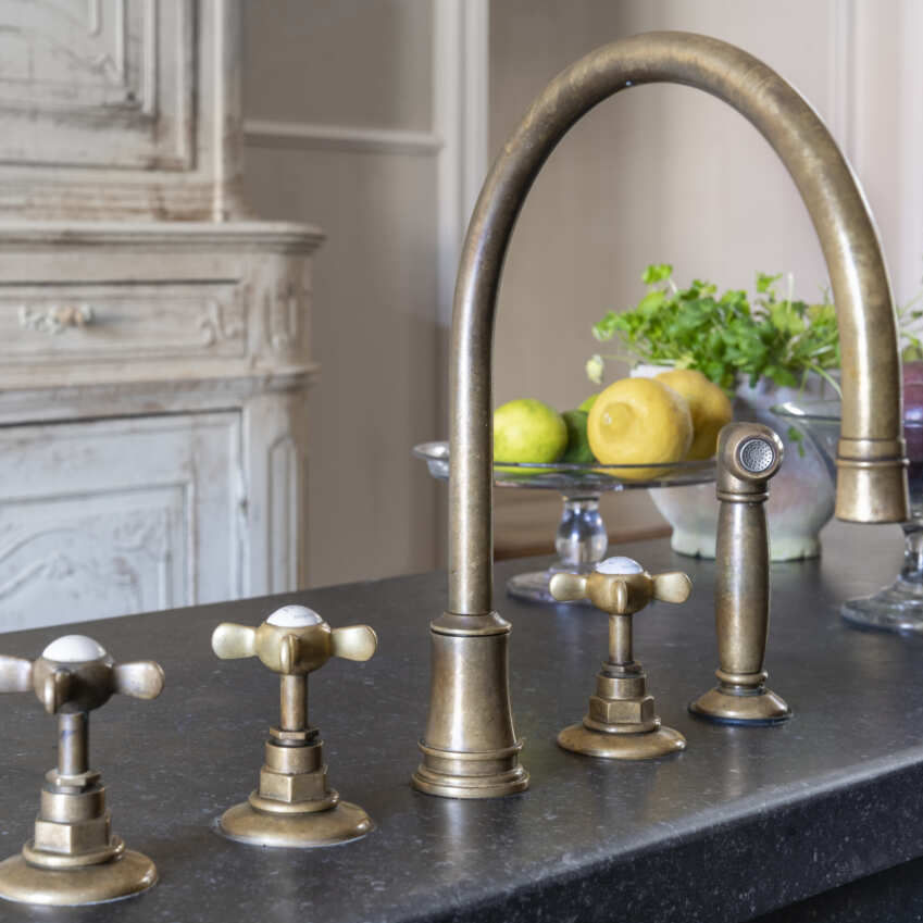 Countertop double-handle mixer tap - NGT2015 - Kenny&Mason - chromed ...