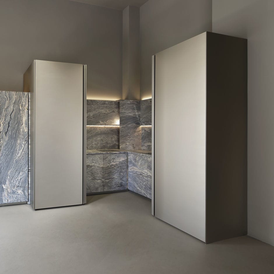 Contemporary kitchen - atelier - minotti cucine - wooden / stone / island