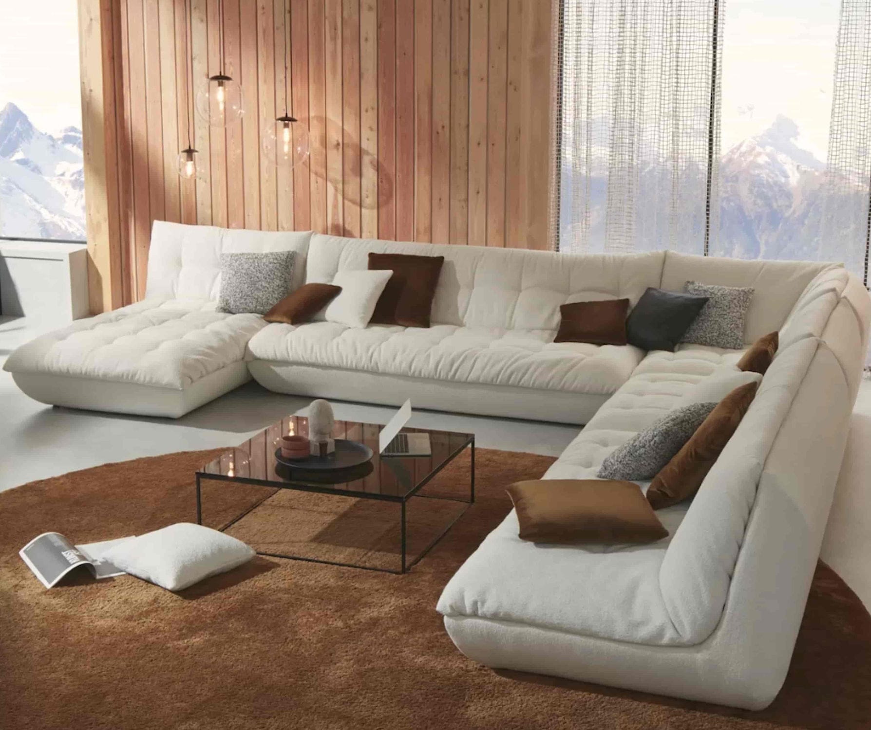 Modular sofa - SOULMATE - ipdesign - contemporary / fabric / without ...