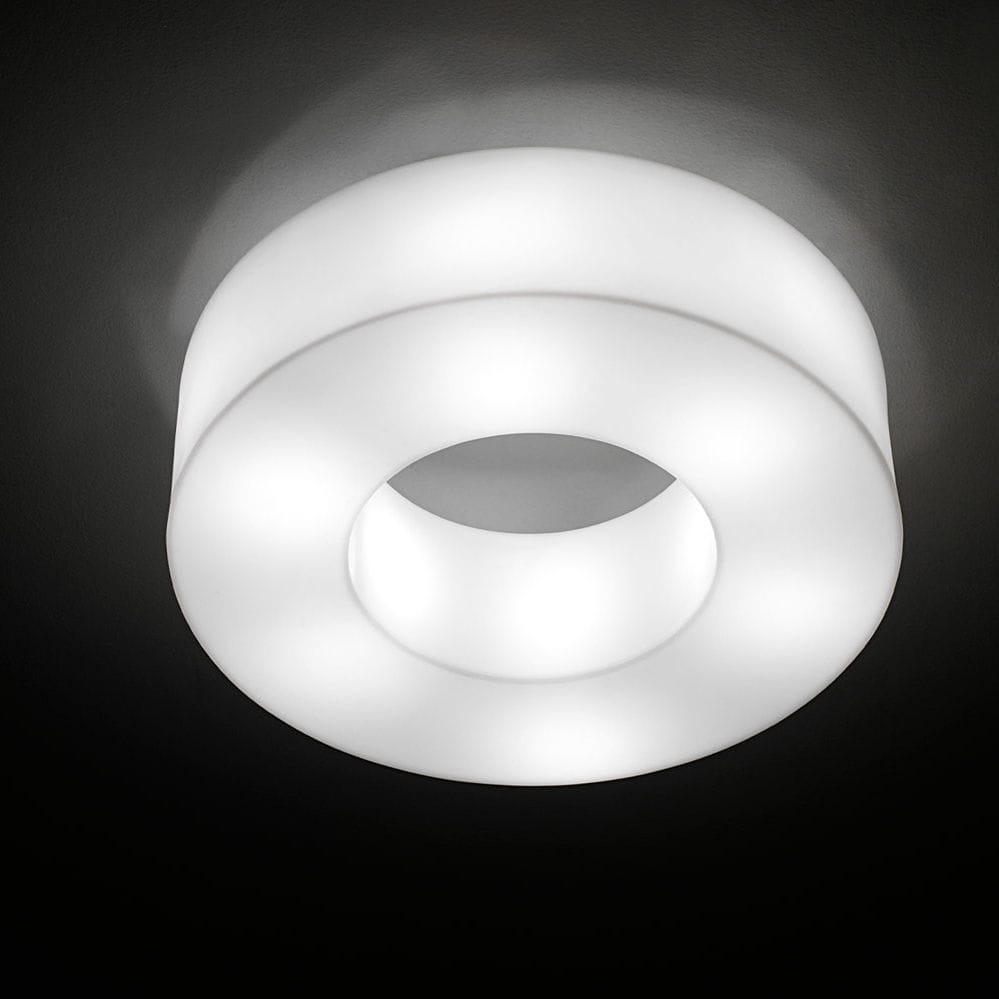 Contemporary ceiling light - ATOLLO - modo luce - round / polyethylene ...