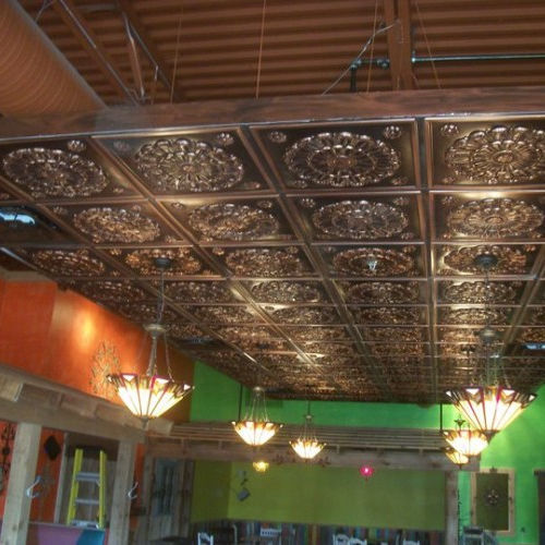 PVC suspended ceiling - 151 - Decoraids - tile / flame-retardant ...