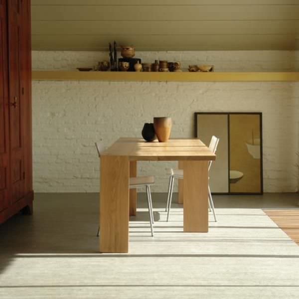 Contemporary table - EDWIN - Pilat & Pilat - wooden / rectangular