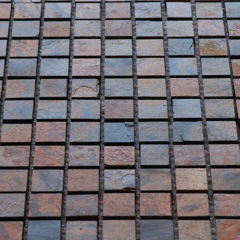 Slate mosaic tile - AFRICAN SUNSET - Artesia S.r.l - textured / indoor ...