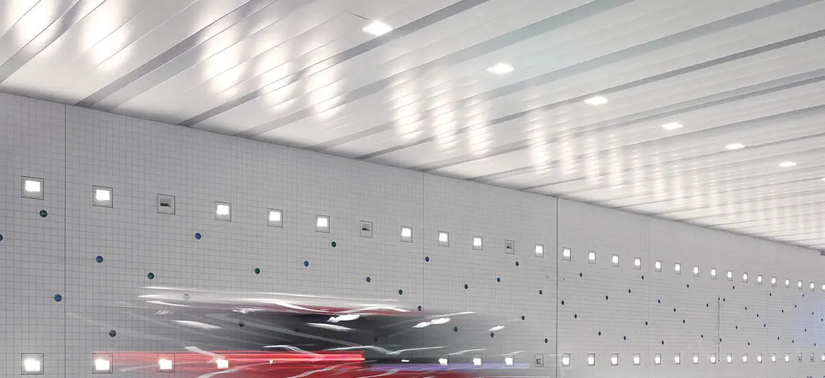Exterior Aluminum Ceiling Panels | Shelly Lighting