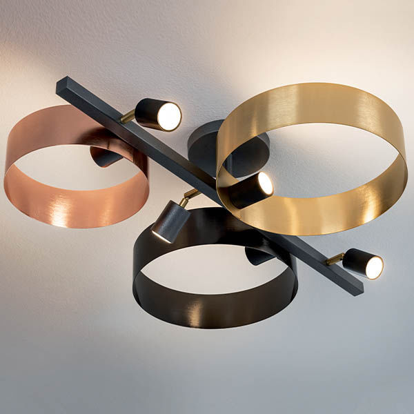 LED ceiling light - LED LOOP P3 - Riflessi - contemporary / ring-shaped ...