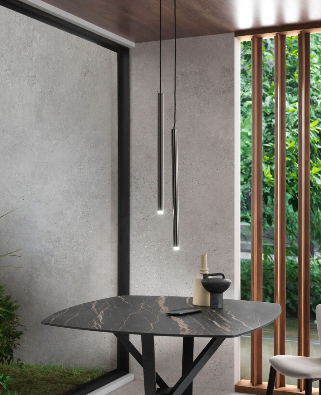 Pendant lamp - STILO SS - Riflessi - painted metal / contemporary / corded