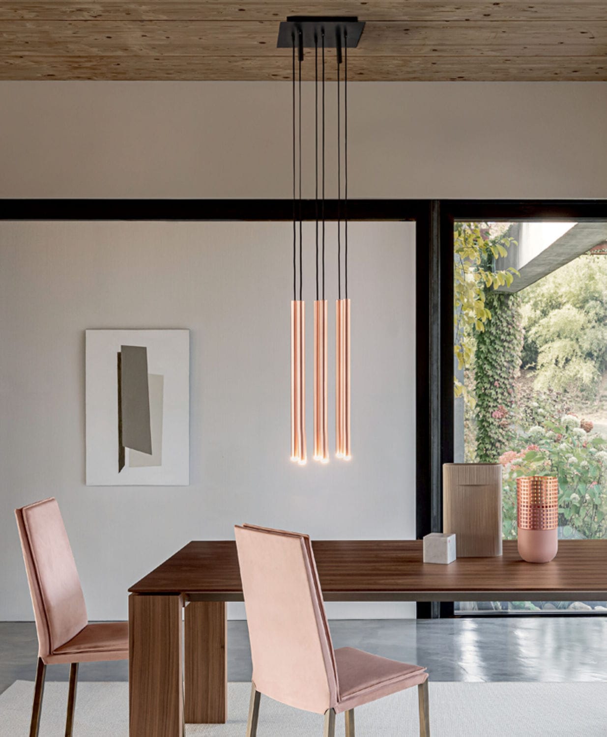 Pendant lamp - STILO S6 - Riflessi - painted metal / contemporary / corded