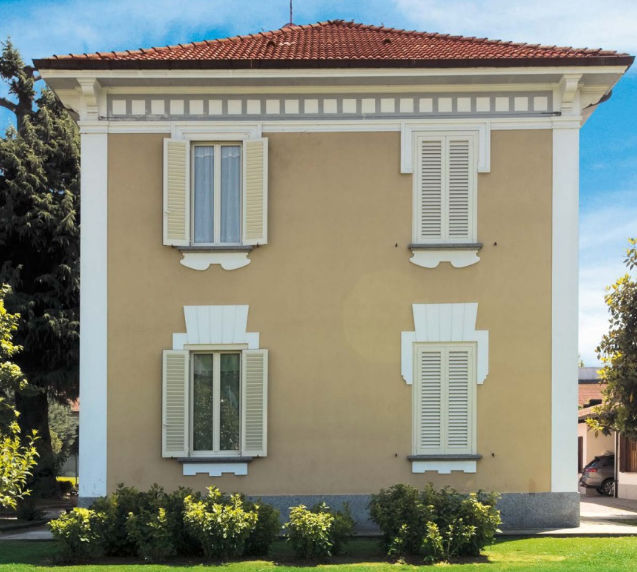 Fixed shutter - A LIBRO - METRA Building - sash / wooden / metal