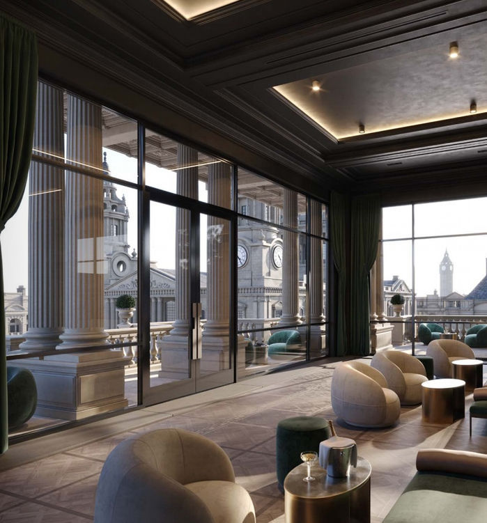 Panel curtain wall - NC 115 SF - METRA Building - glass / metal ...