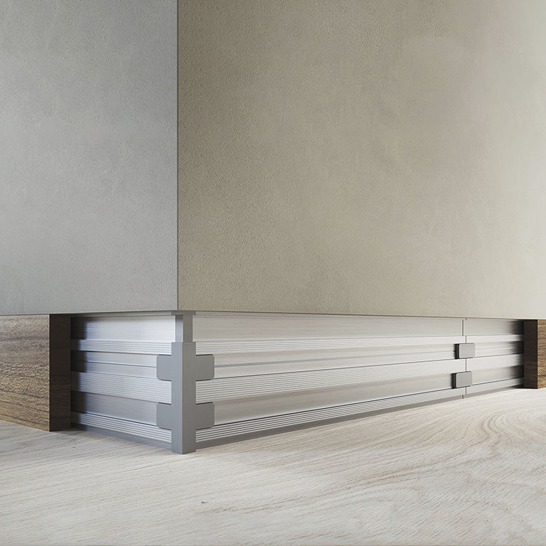 Flush baseboard - ABSOLUTE RUSH - Ermetika - rectangular
