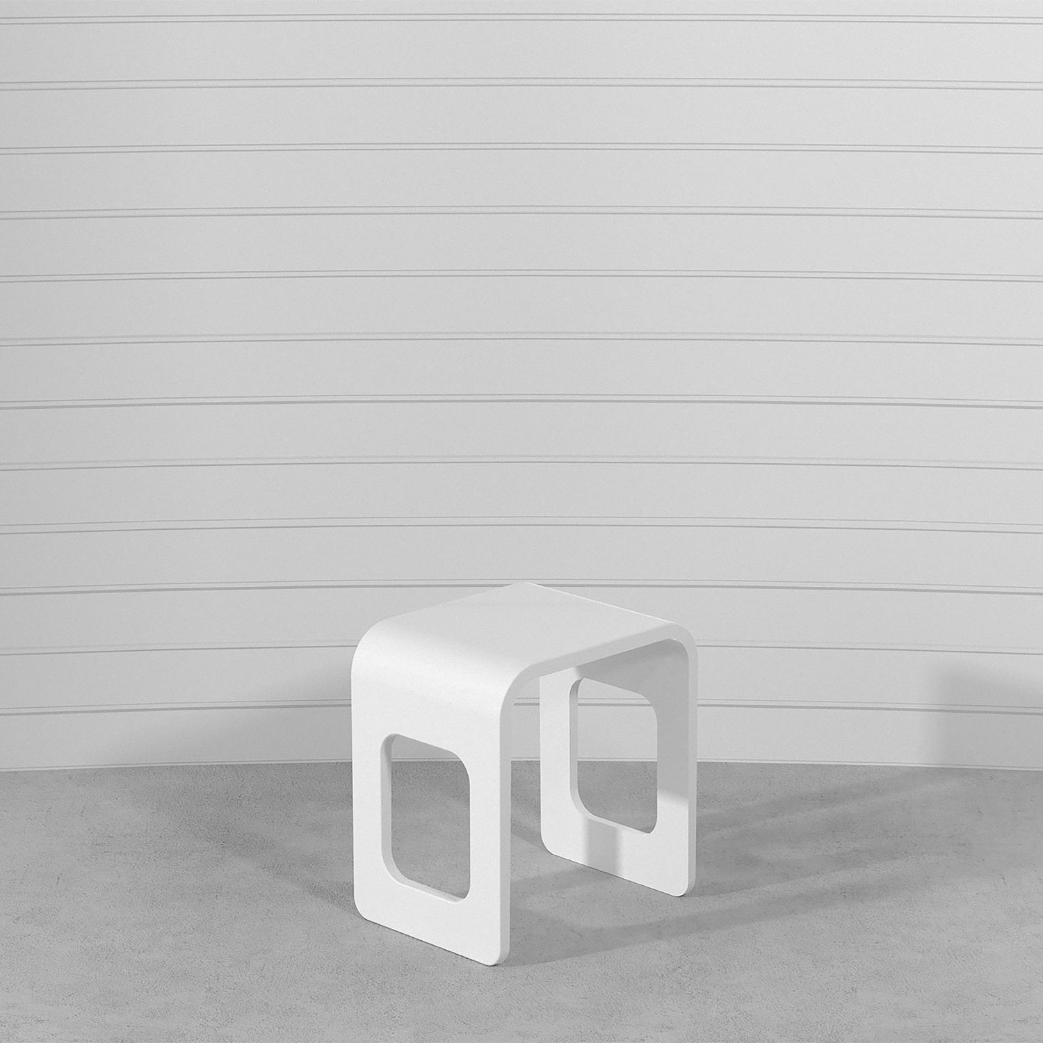 Contemporary stool - SIET - Technova S.r.l. - wooden / metal / metal base