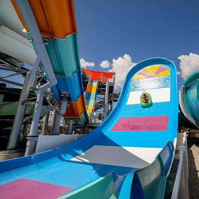 Curved slide - BLASTERANGO - WhiteWater - for water park / multiple ...