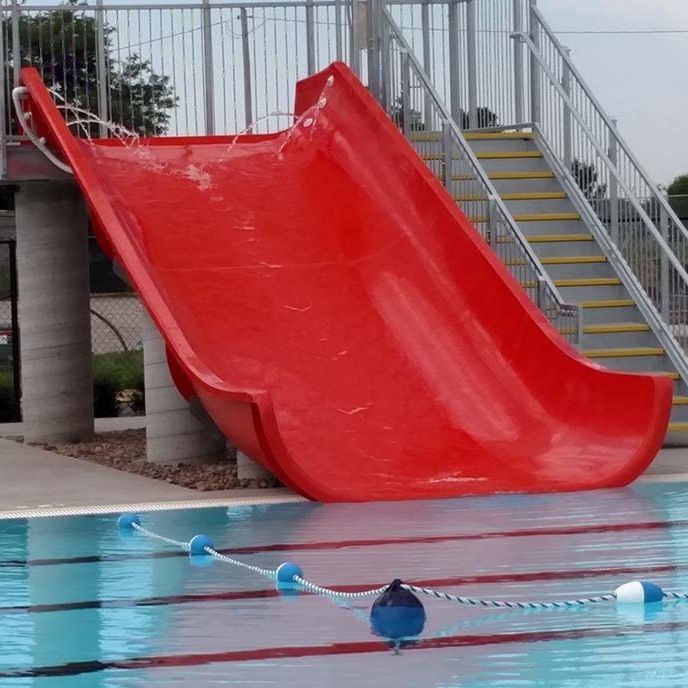Upright slide - RAMP - WhiteWater - for water park