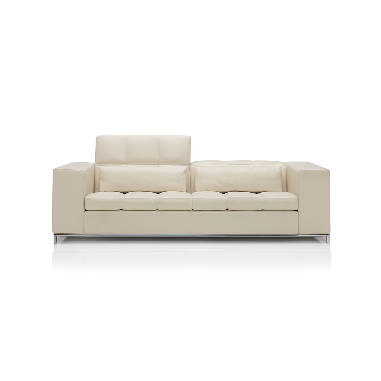 Modular sofa - NICK - cierre - contemporary / leather / 2-person