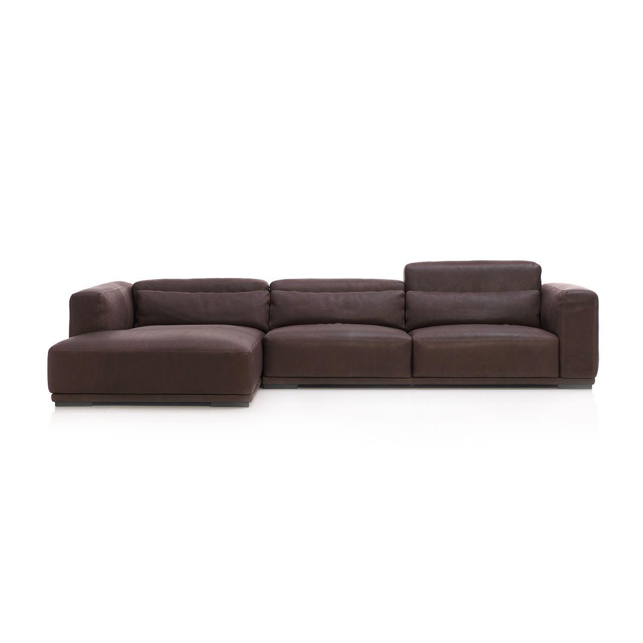 Modular sofa - NABUCCO - cierre - contemporary / leather / reclining
