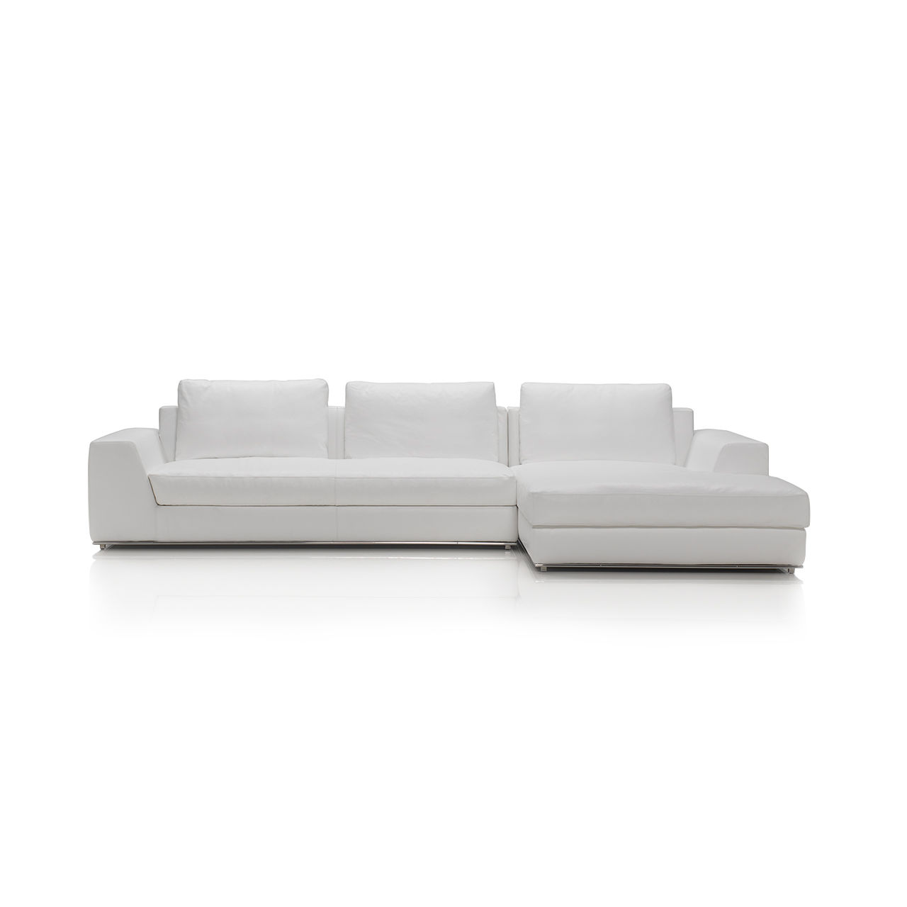 Modular sofa - SUMMER A - cierre - contemporary / leather / 2-person