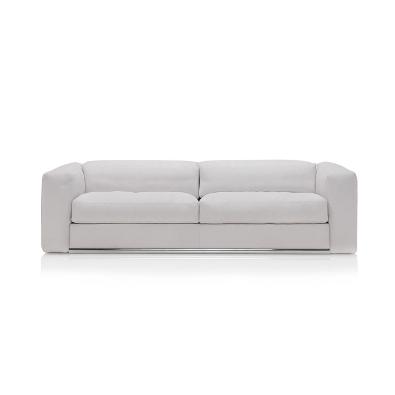 Contemporary sofa - SYMPHONY 7 - cierre - leather / 2-person