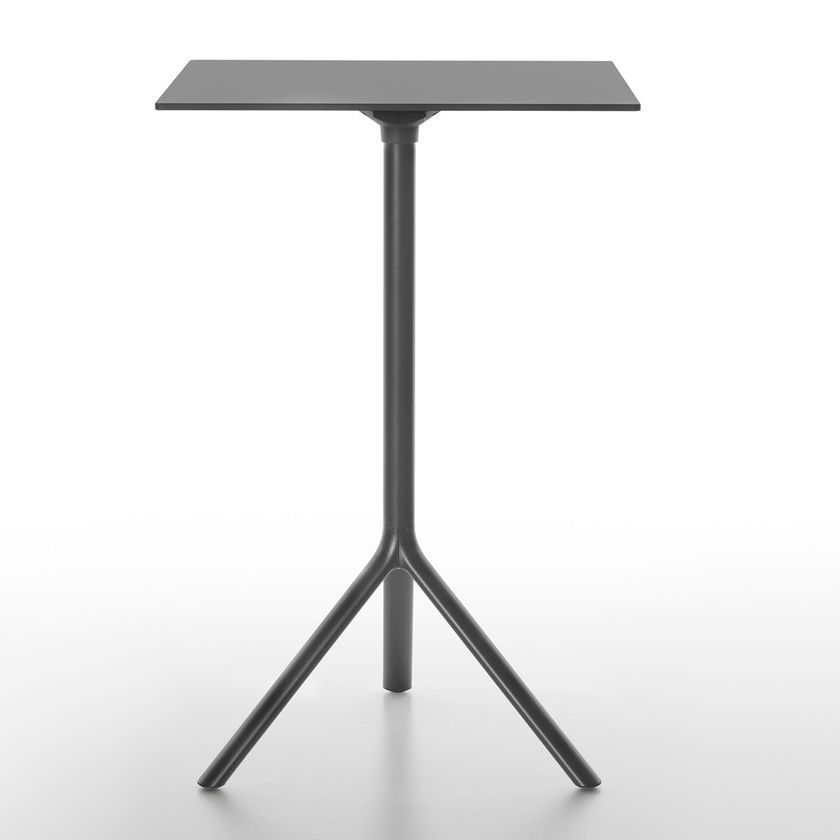 Contemporary high bar table - MIURA - PLANK - MDF / HPL / metal