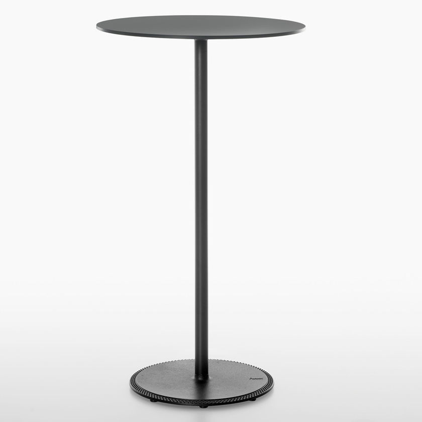 Contemporary high bar table - BON - PLANK - MDF / HPL / aluminum base