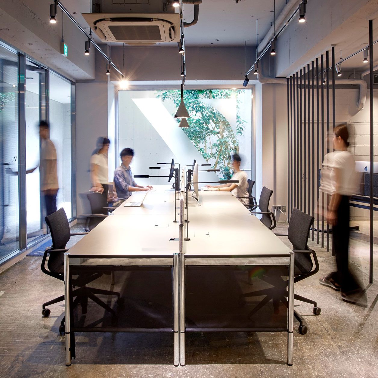 Workstation desk - USM Haller - USM Modular Furniture - free-standing ...