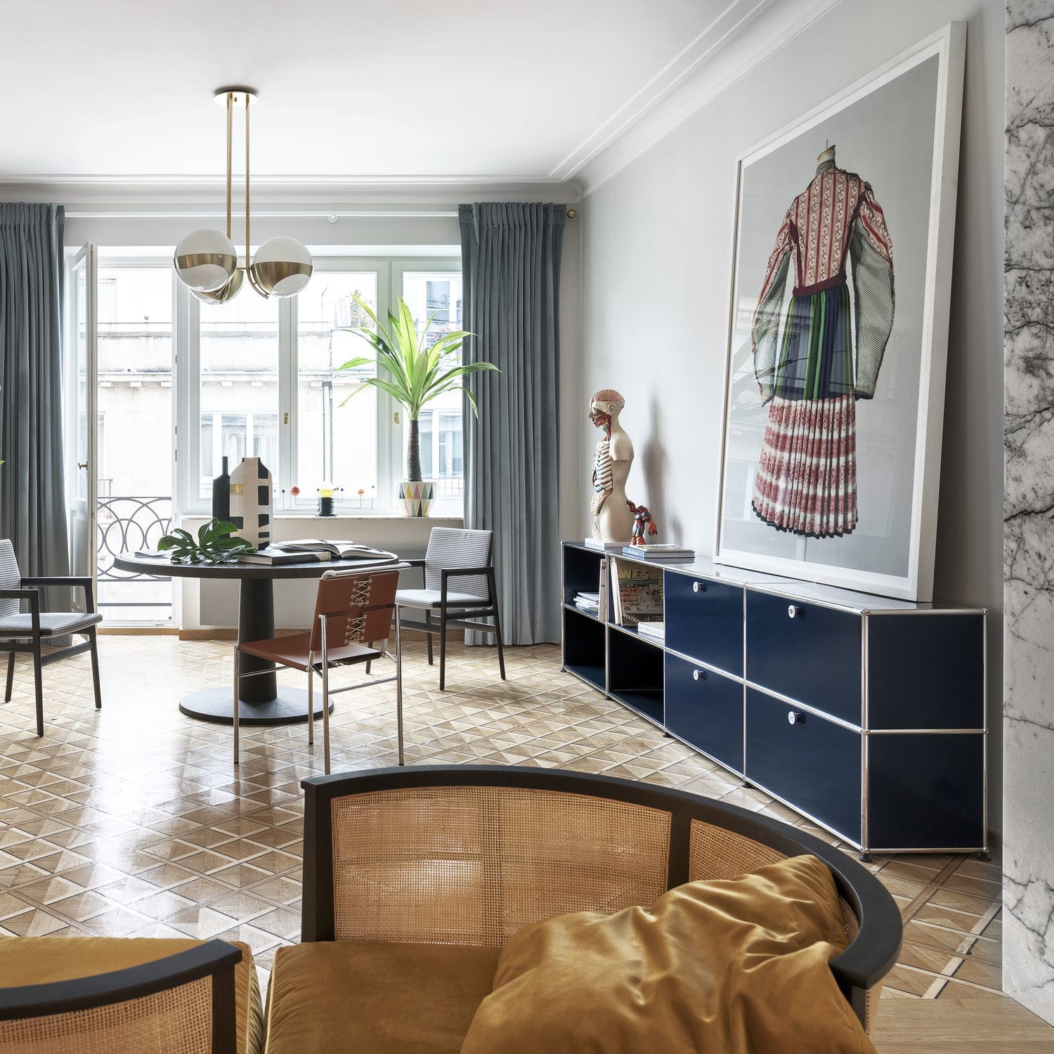 Contemporary sideboard - USM Haller - USM Modular Furniture - metal ...