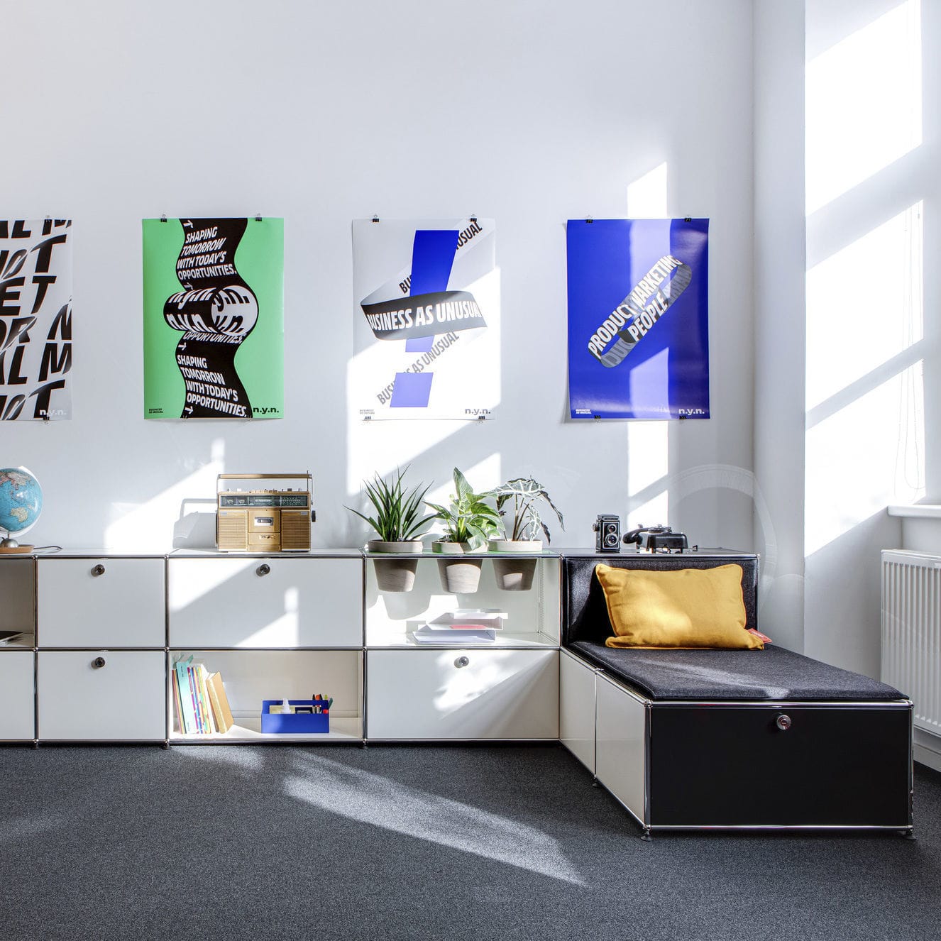 Corner sideboard - World of Plants for USM Haller - USM Modular ...