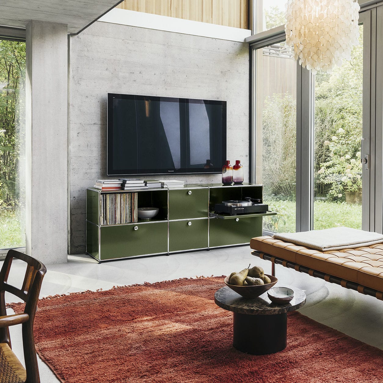 Contemporary TV cabinet - USM Haller - USM Modular Furniture - with ...