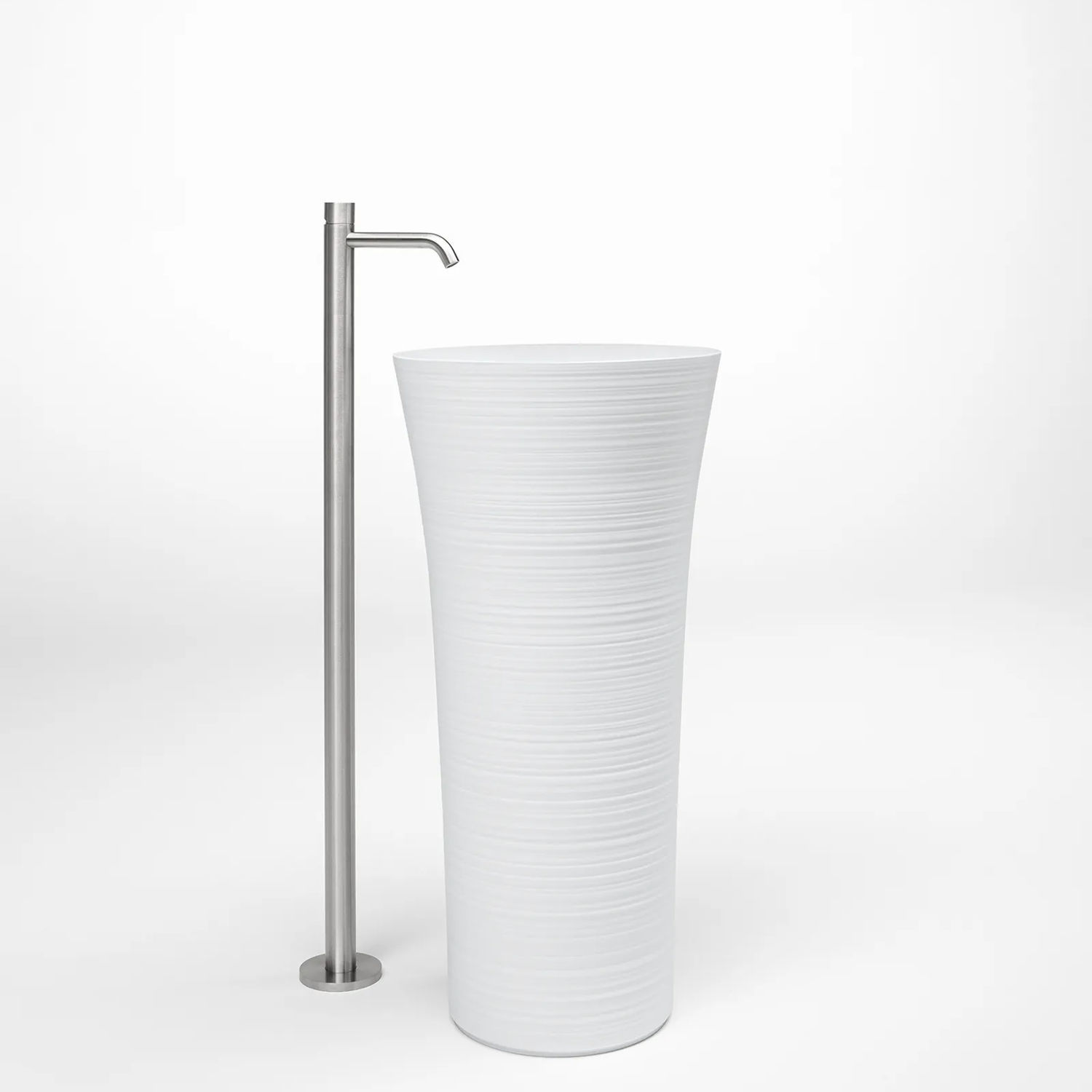 Floor-mounted washbasin - HANDMADE - FALPER - Cristalplant® / custom ...