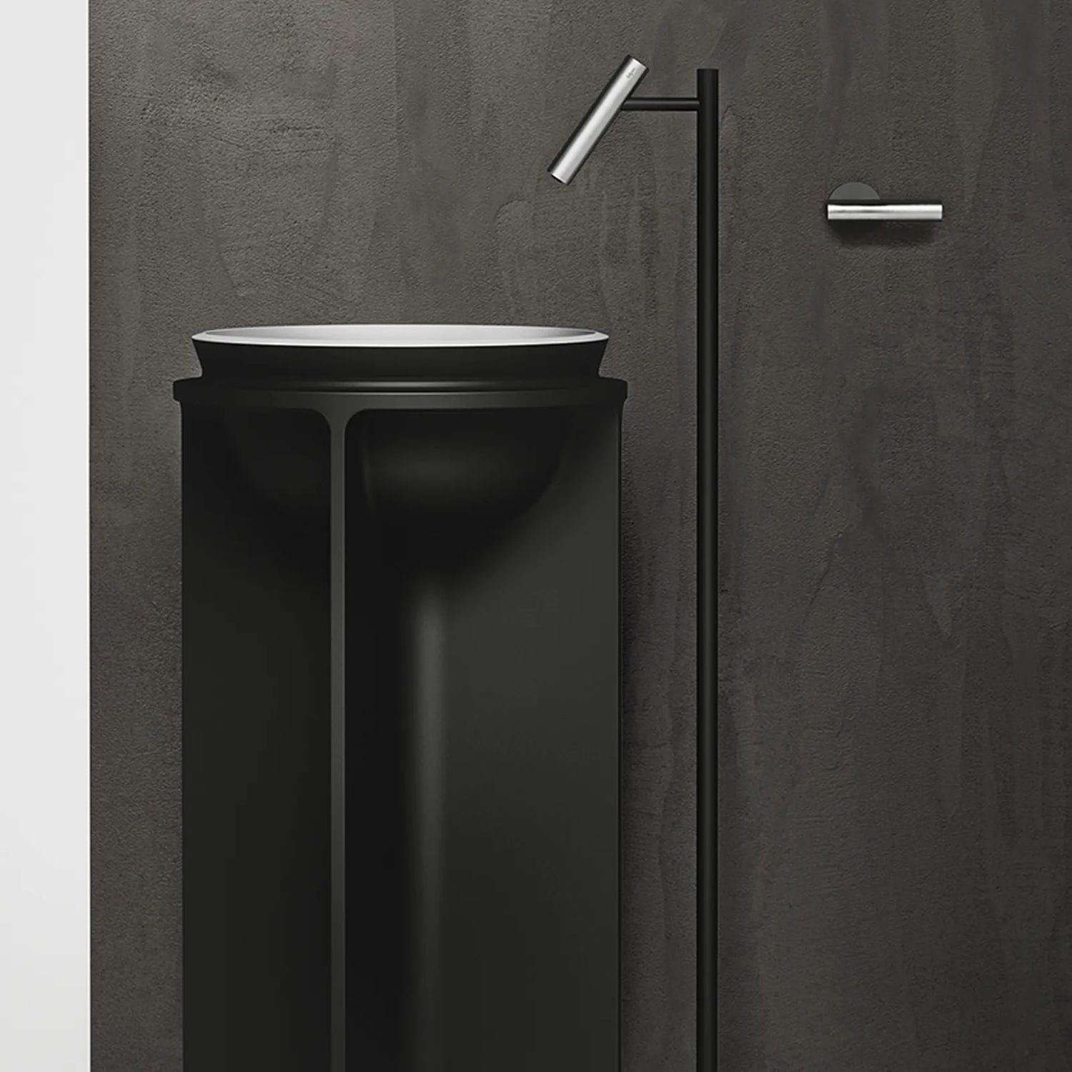 Washbasin mixer tap - CILINDRO - FALPER - floor-mounted / stainless ...