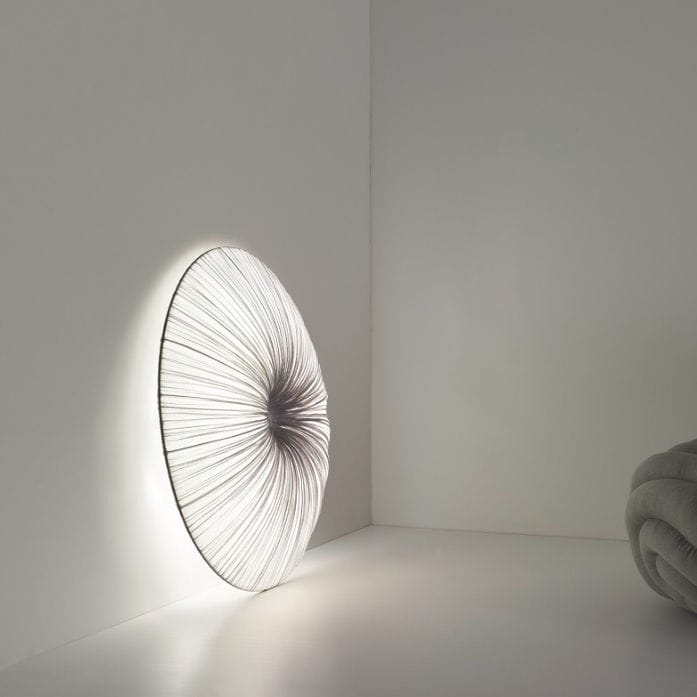 Contemporary wall light - STAND BY - Aqua Creations - indoor / silk / round