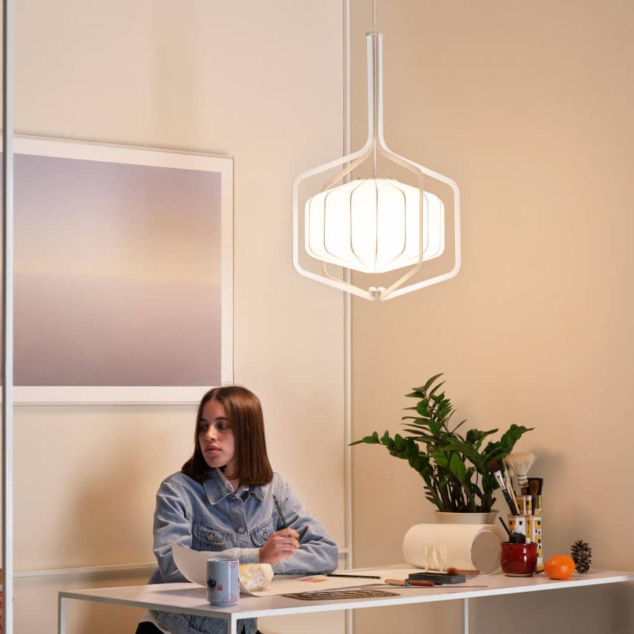 Pendant lamp - INSIDE OUT - Aqua Creations - steel / polymer / contemporary