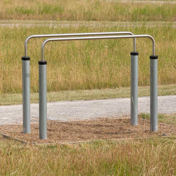 Outdoor parallel bars - OXYGENE - AREA - for playground / for public ...