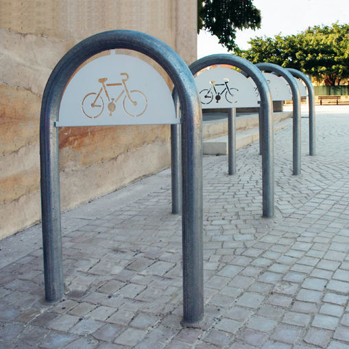 Floor-mounted bike rack - UNIVERS - AREA - for public space ...