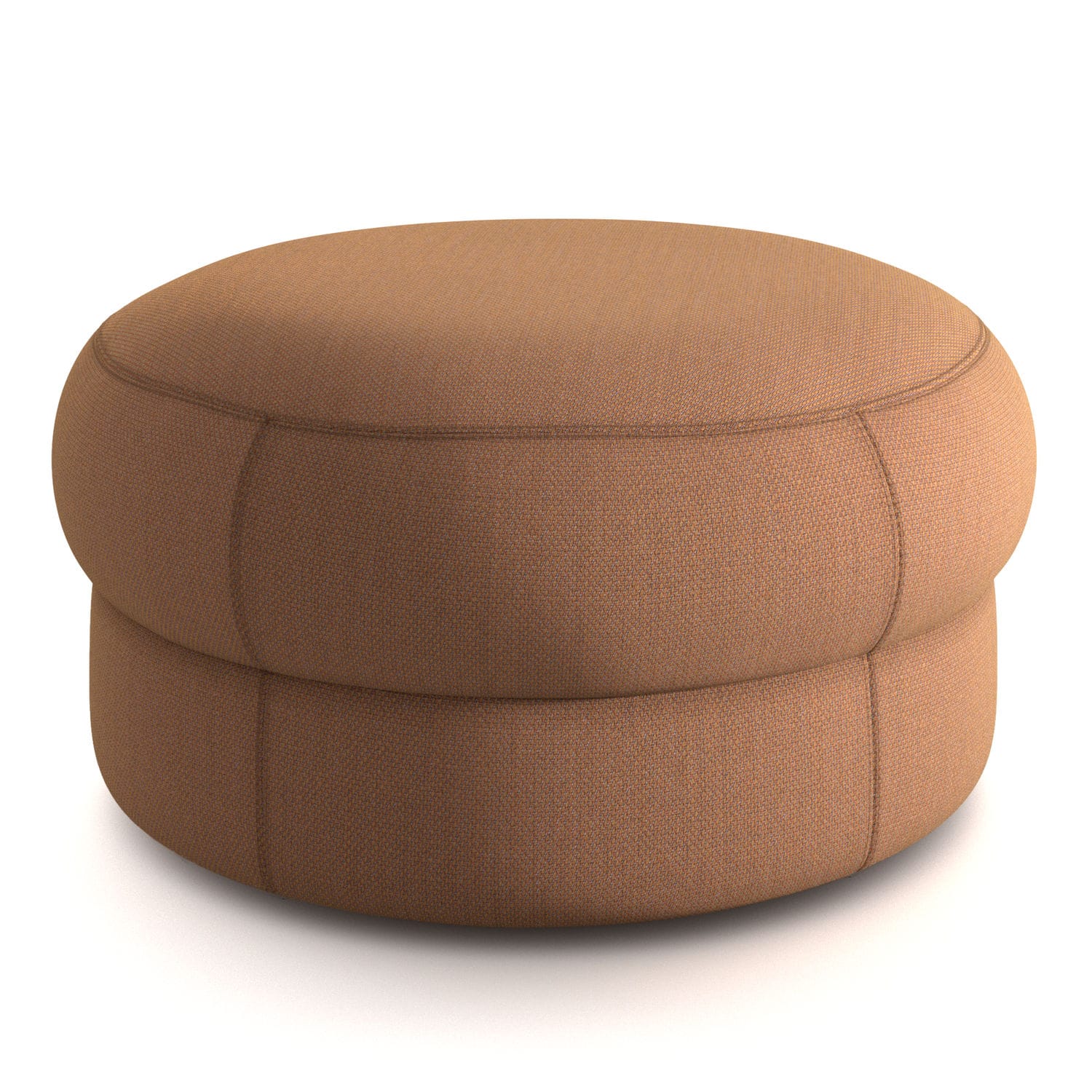Contemporary pouf - CÈPE M - arrmet - fabric / round / commercial