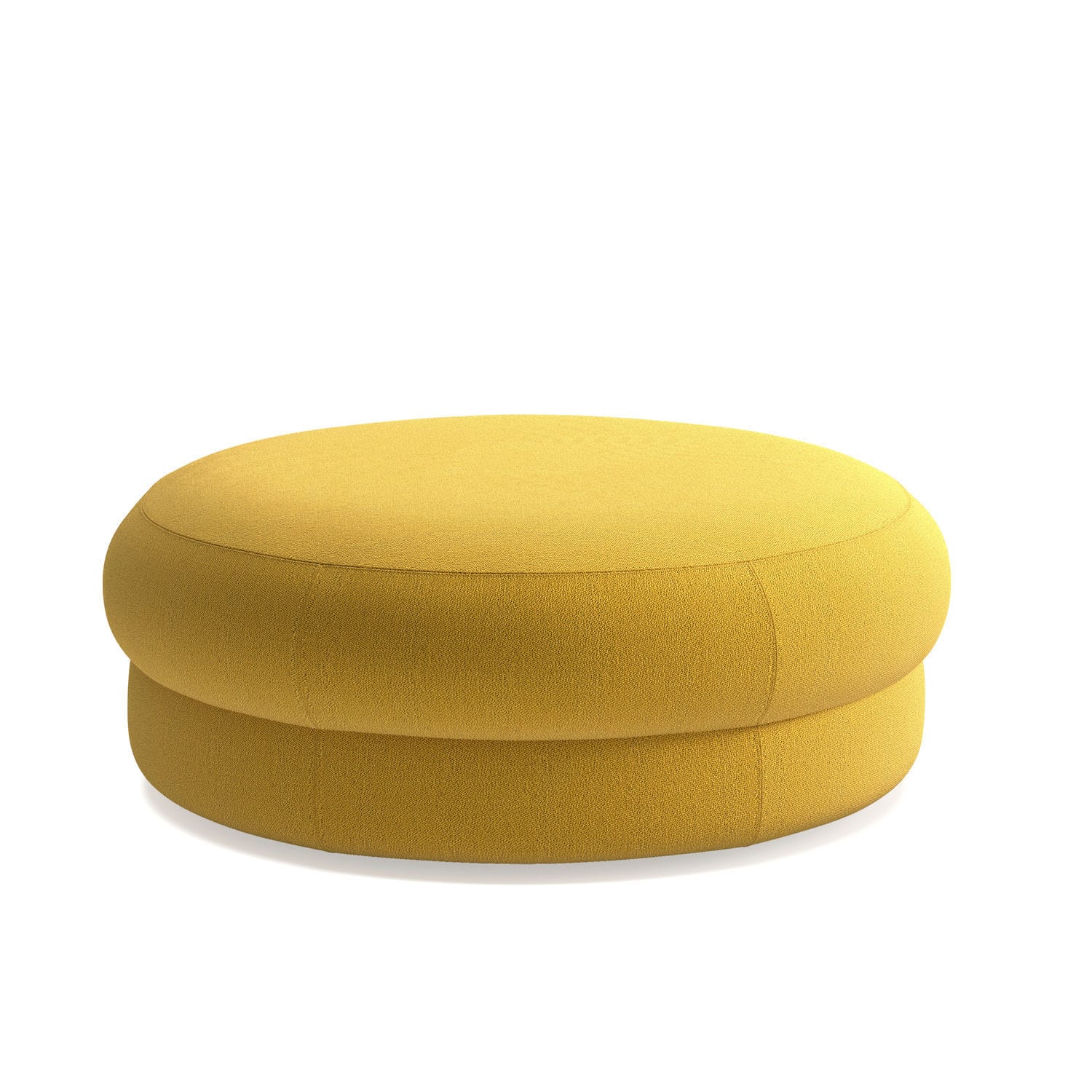 Contemporary ottoman - CEPE L - arrmet - fabric / leather / round