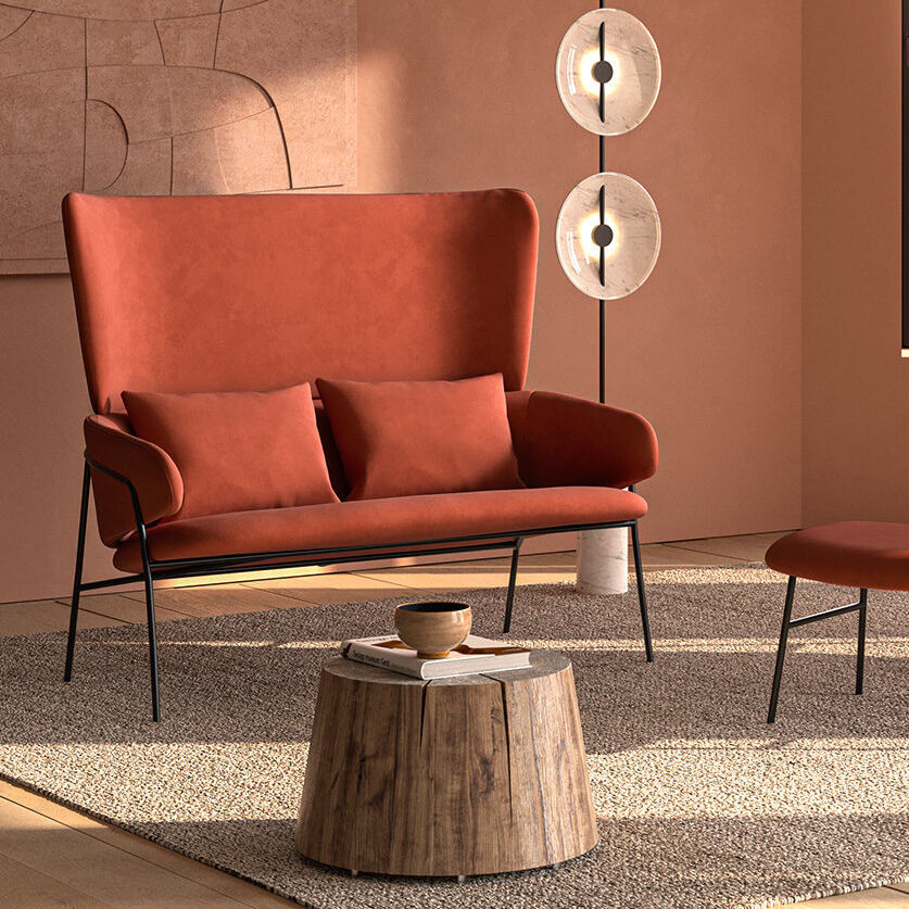 Contemporary sofa - Strike SO - arrmet - fabric / leather / synthetic ...