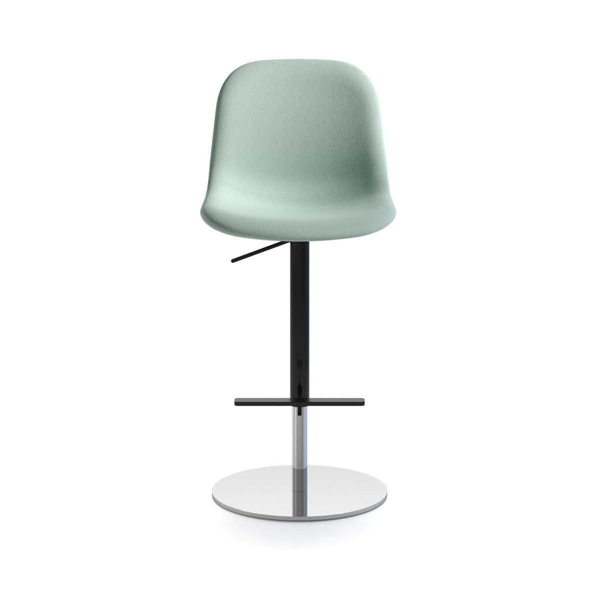 Contemporary bar chair - Máni ST-ADJ - arrmet - indoor / fabric / leather