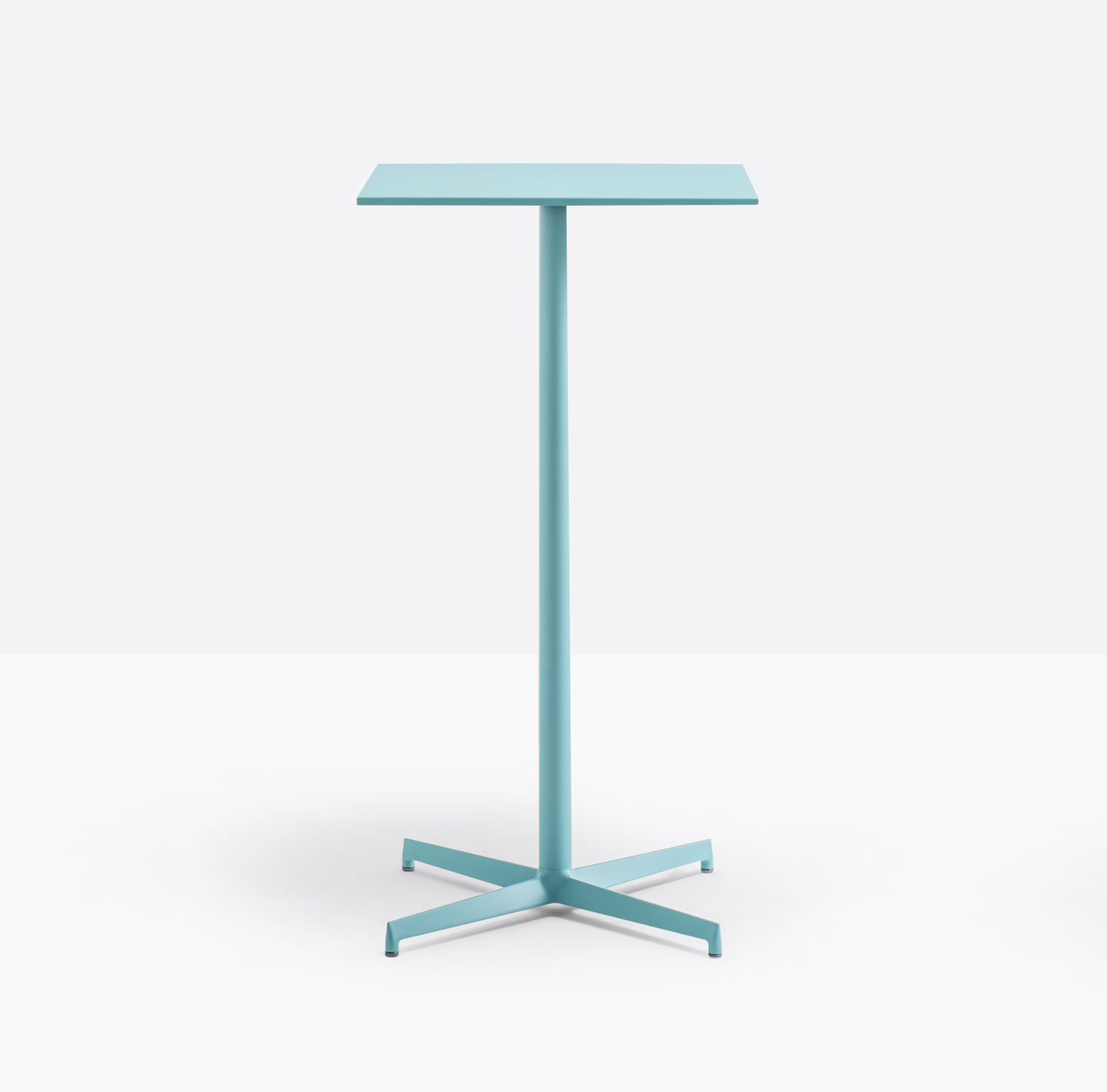 Contemporary high bar table - LAJA 5424 - PEDRALI - wooden / aluminum ...