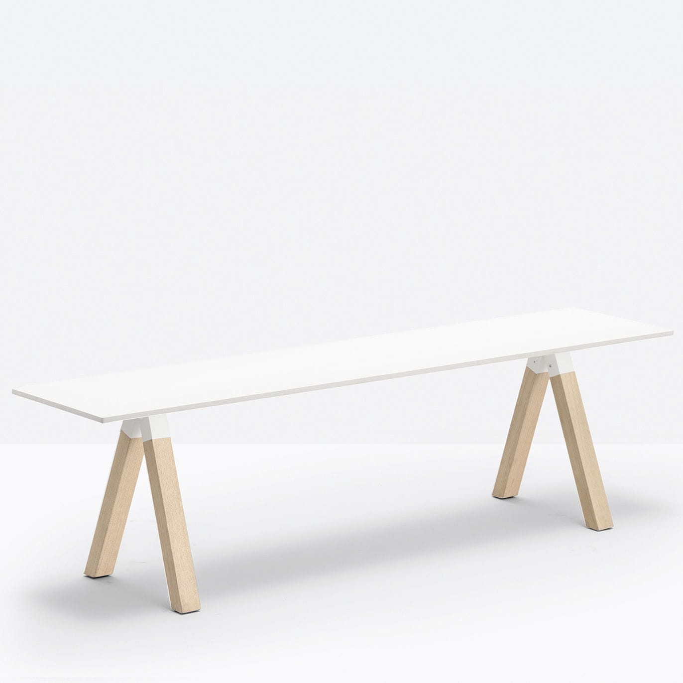 Contemporary bench - arki-bench ARKBW - PEDRALI - steel / laminate / oak