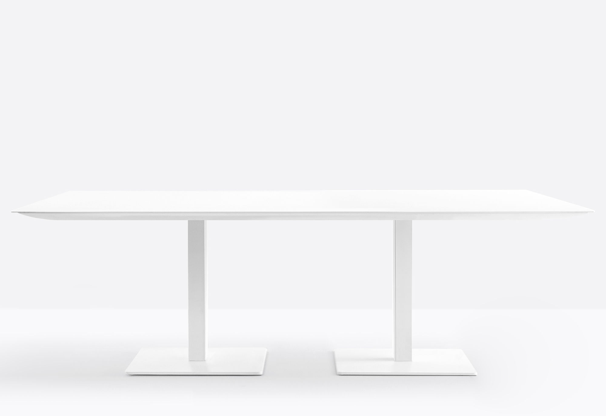 Contemporary boardroom table - PLANO PL2 - PEDRALI - laminate / steel ...