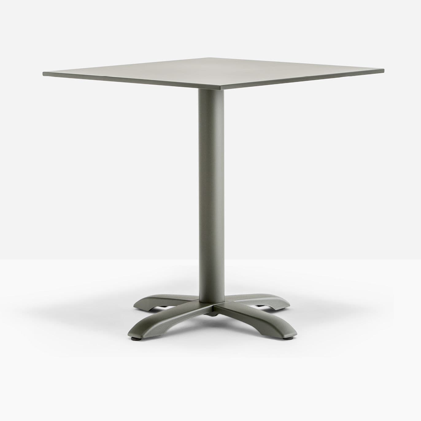 Contemporary bistro table - EASY 4761 - PEDRALI - wooden / steel base ...