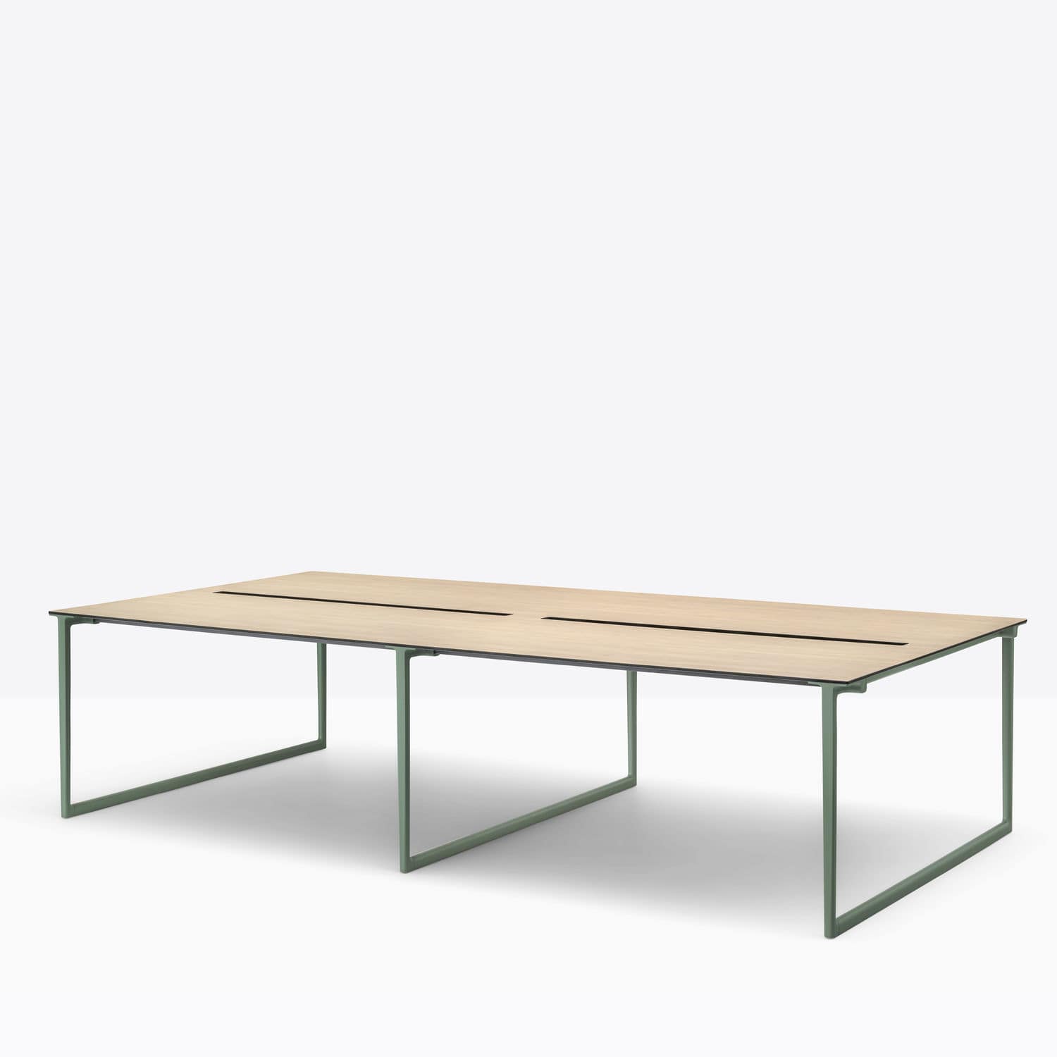 Workstation desk - Toa 3s - PEDRALI - free-standing / 4-8 person ...