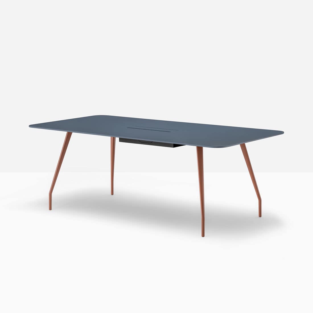 Contemporary table - rizz trz cc - PEDRALI - laminate / Fenix NTM ...