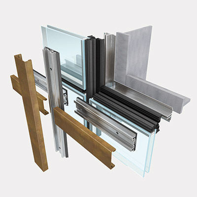 Stick system curtain wall - 4F2 - SECCO SISTEMI - glass / stainless steel