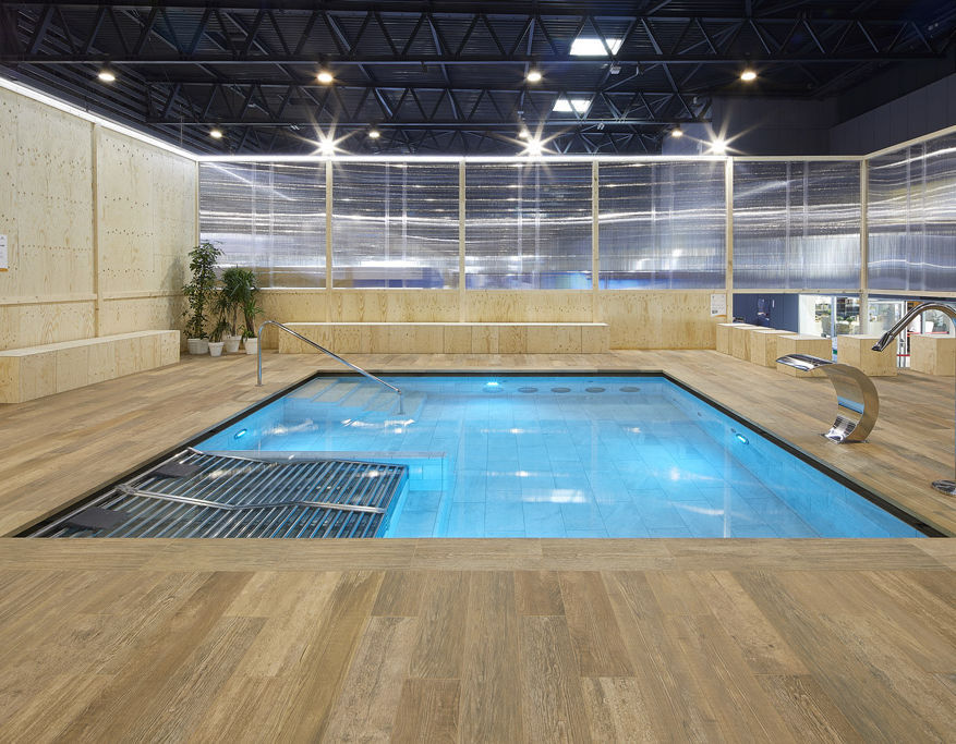 Overflow swimming pool - SMART - Rosa Gres - outdoor / for hotel / in ...