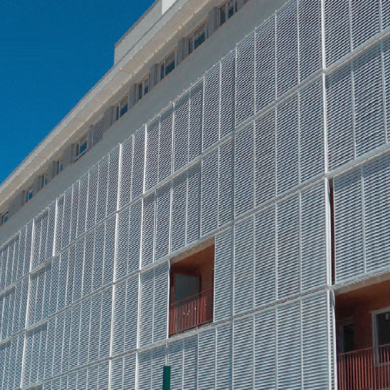 PVC solar shading - DULINE 80Y - Durmi - for facade / vertical