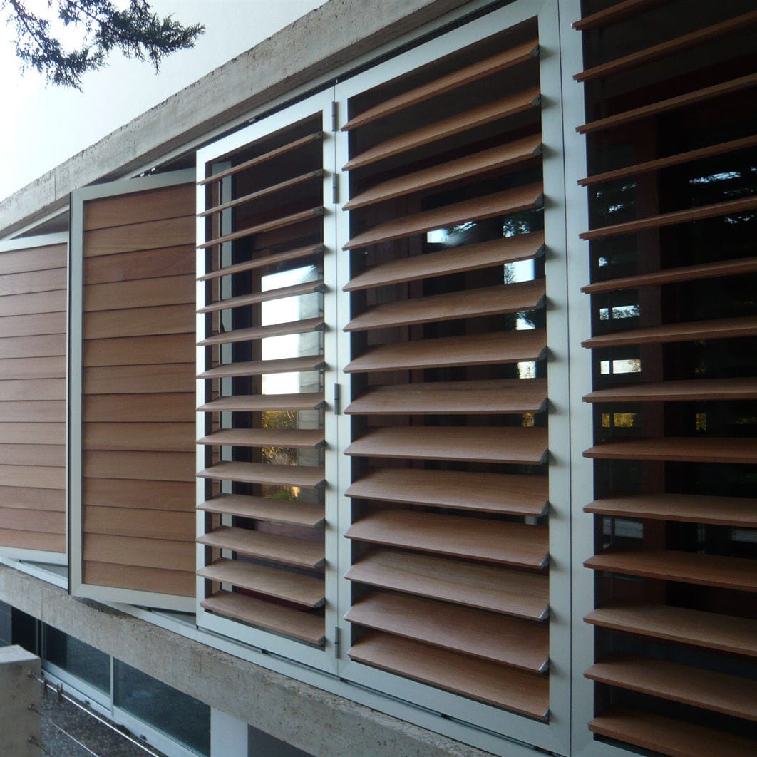 Wooden solar shading - DUTEC 145S MA - Durmi - for facade / vertical ...