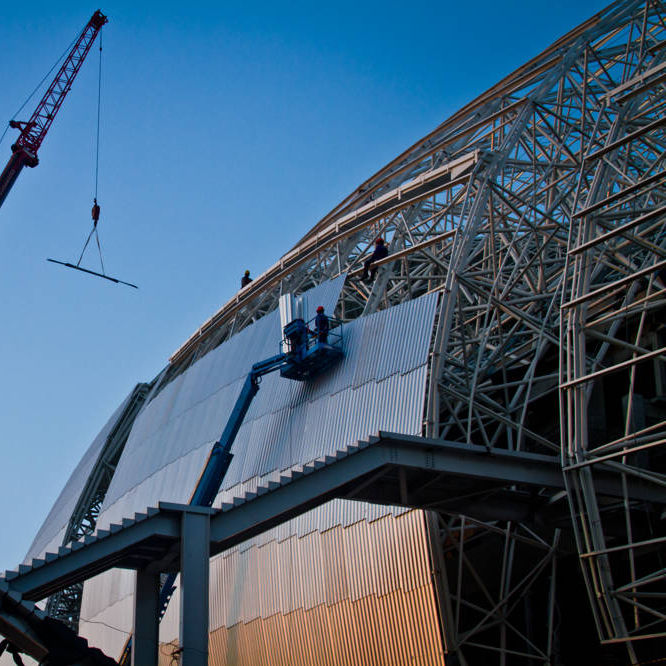 Tensile structure metal truss - ARENA DAS DUNAS - Lanik