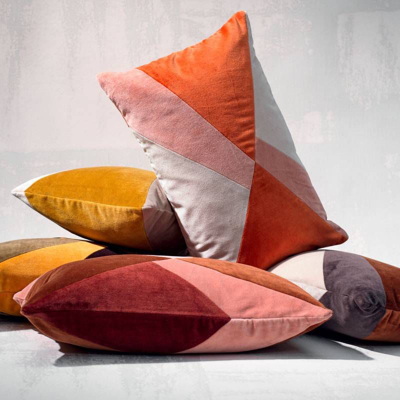 Rectangular cushion - Clio - Elitis - geometric pattern / patchwork / home